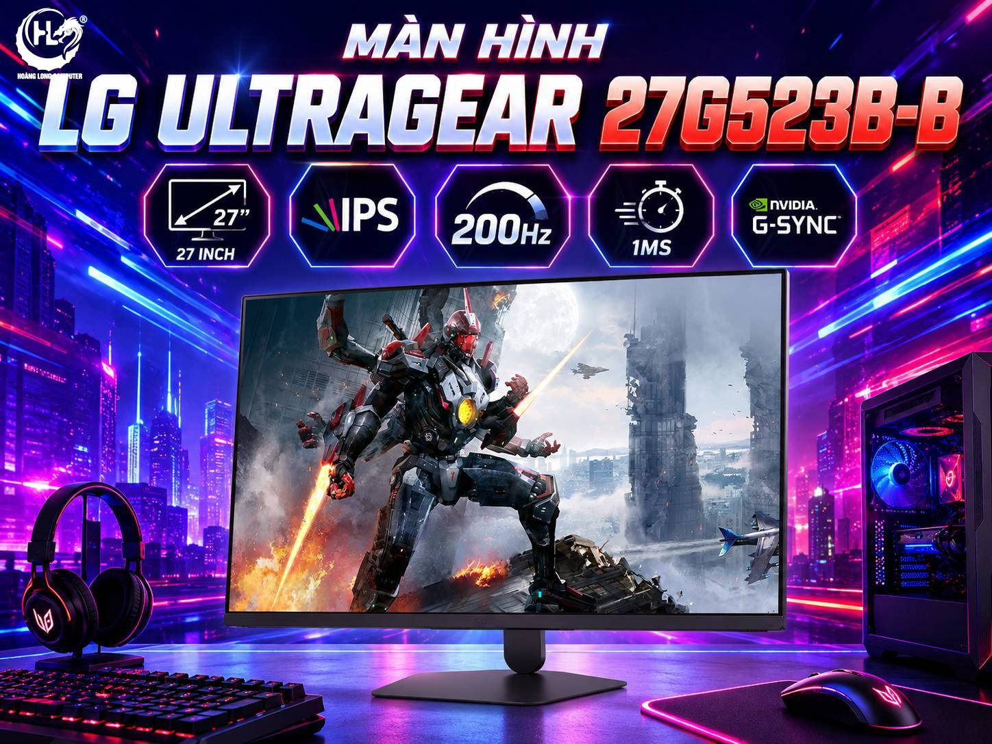 LG UltraGear 27G523B-B: Màn Hình 200Hz Chiến Game Đỉnh Cao - Hình Ảnh ...