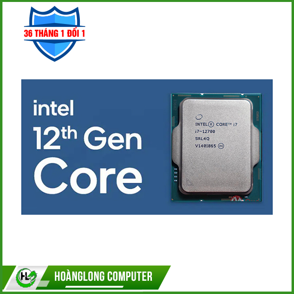 CPU INTEL I7-12700 Tray (Up To 4.80GHz, 12 Nhân 20 Luồng, 25M Cache ...